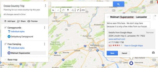 Essential Google Maps For Truck Camping - Plan A Road Trip