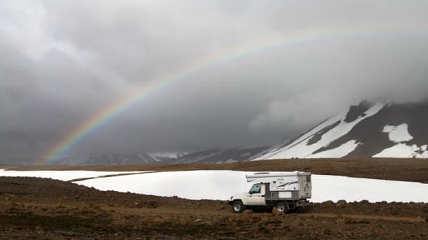 Truck Camping in Iceland