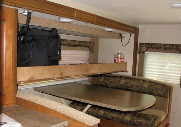 5 Dinette Bunk Storage Ideas For Campers - Truck Camper Magazine