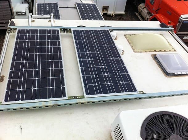 Solar Panel Roof Rack Installation